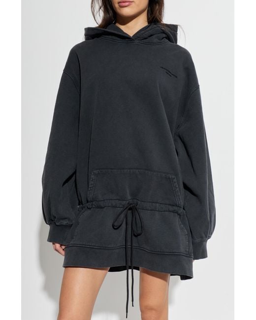 Alexander Wang Dress With Logo in Blue | Lyst UK