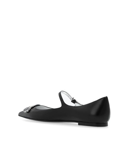 DSquared² Ballet Flats 'Gothic' in Black | Lyst