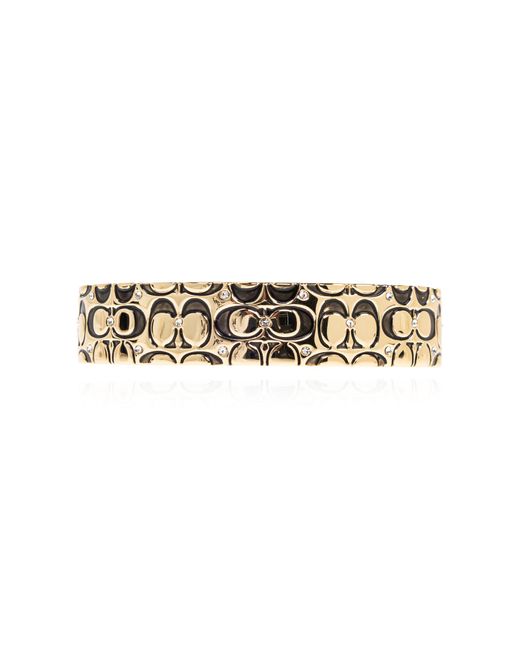 COACH Bracelet With Logo in Metallic | Lyst UK
