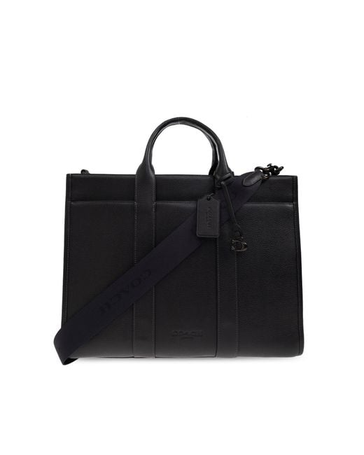 COACH Document Bag, in Black for Men | Lyst