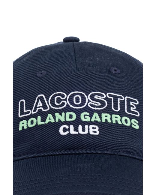 Lacoste Cap in Blue | Lyst