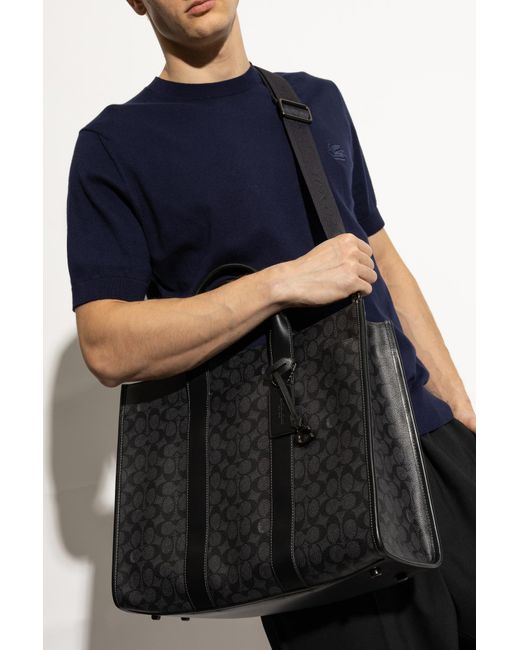 COACH Document Bag in Black for Men | Lyst