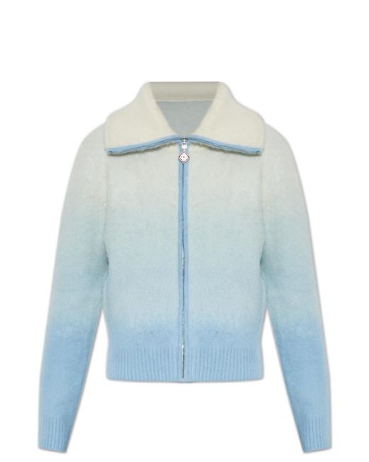 CASABLANCA Cardigan With Gradient Effect in Blue | Lyst