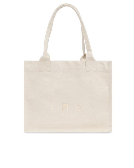 IRO Bag 'Jane' Type 'Shopper' in Natural | Lyst