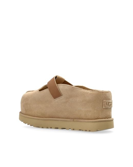 UGG Platform Slides Goldenstar Hi Clog in Gray | Lyst