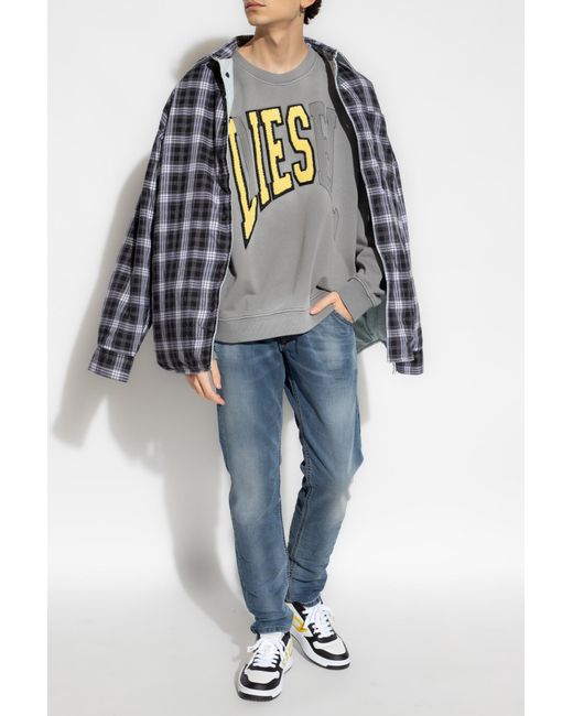DIESEL 'Krooley-E-Ne' Jeans in Blue for Men | Lyst