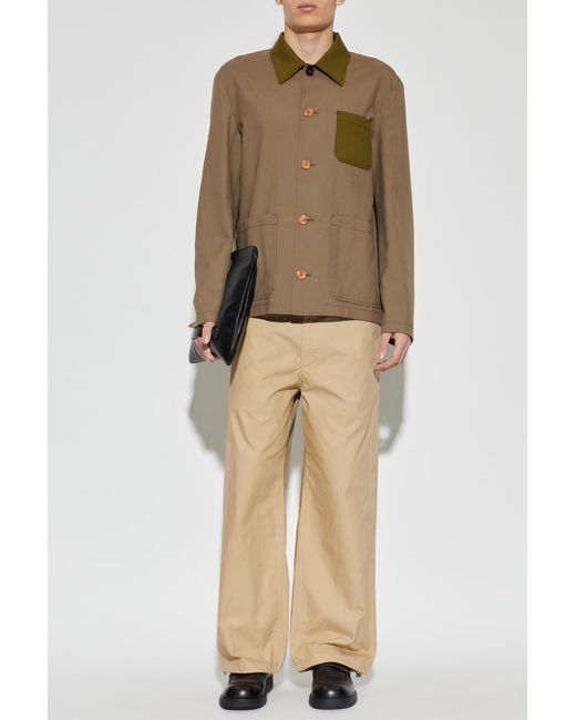 Marni Wool Jacket in Green for Men | Lyst UK