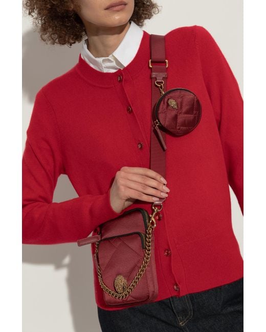 Kurt Geiger Shoulder Bag in Red | Lyst