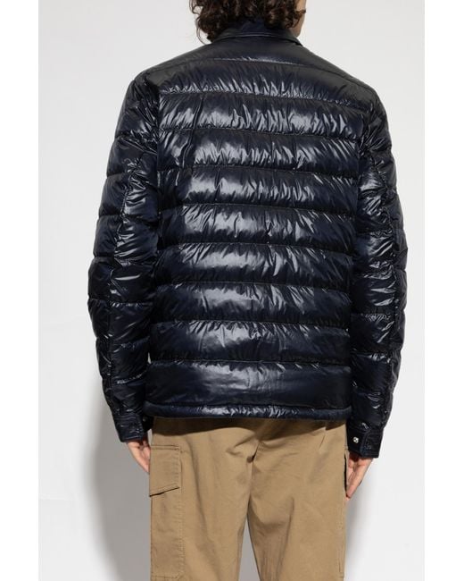 Moncler 'Mourillon' Down Jacket in Blue for Men | Lyst UK