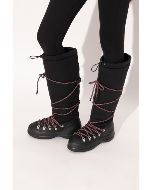 Moon Boot Snow Boots "Mb Luna Boot Extra" in Black | Lyst UK