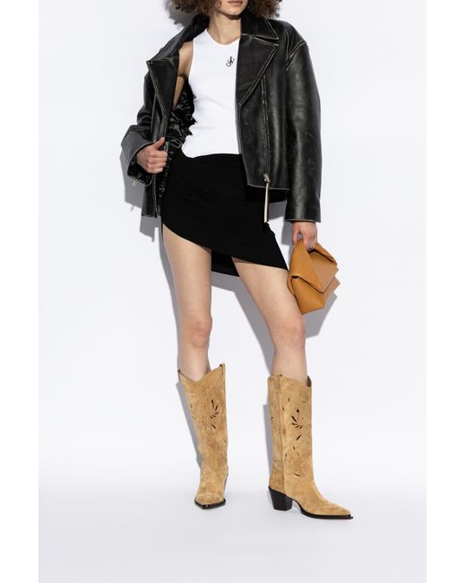 Jimmy Choo Heeled Cowboy Boots 'Cece' in White | Lyst