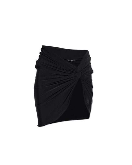 Balmain Short Pareo in Black | Lyst UK
