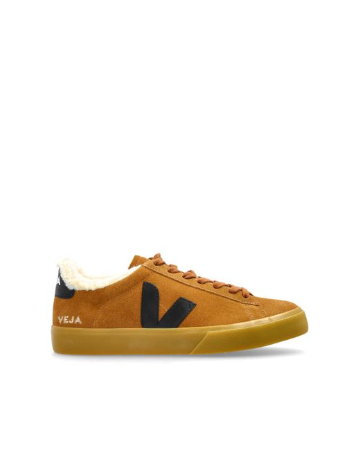 Veja "Campo Winter Suede" Sports Shoes in Brown | Lyst UK