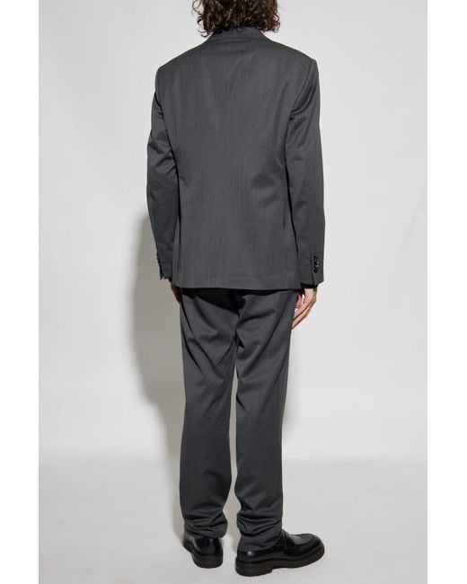 Giorgio Armani Wool Suit, in Grey for Men | Lyst UK
