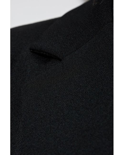 TOTEME Single-Vent Coat in Black | Lyst UK