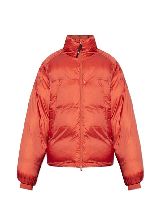 Y-3 Down Jacket With A Pattern in Red for Men | Lyst UK