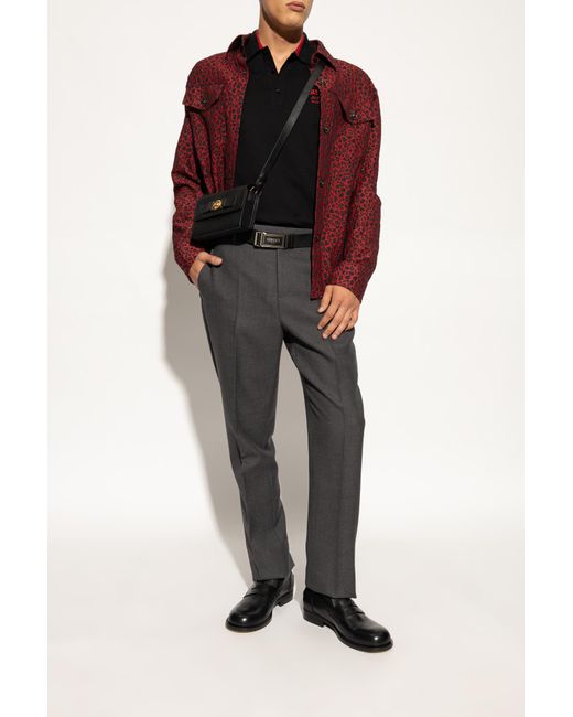 Versace Shoes Adriano Type Loafers in Black for Men | Lyst