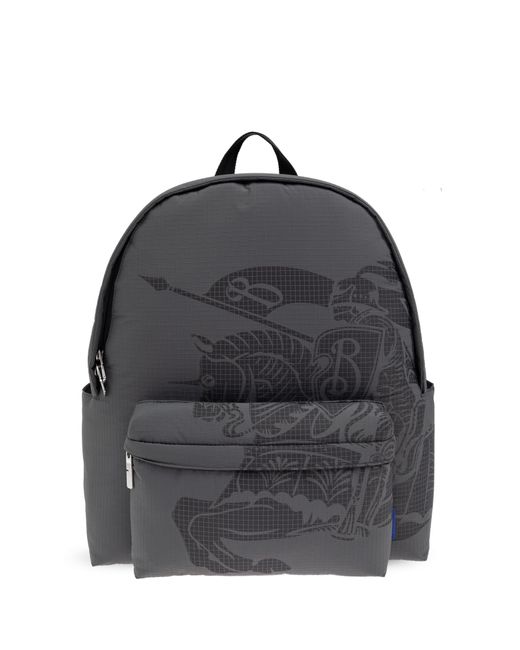 Burberry Backpack With Printed Logo in Gray for Men | Lyst