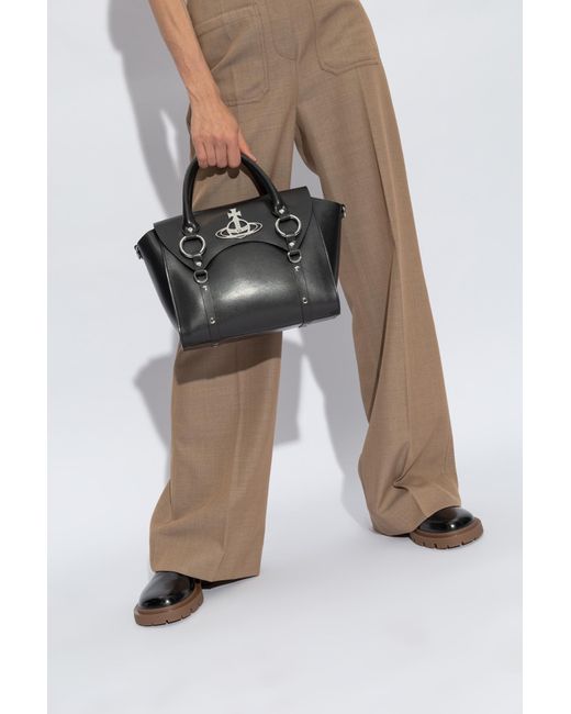 Vivienne Westwood 'betty Medium' Shoulder Bag, in Black | Lyst