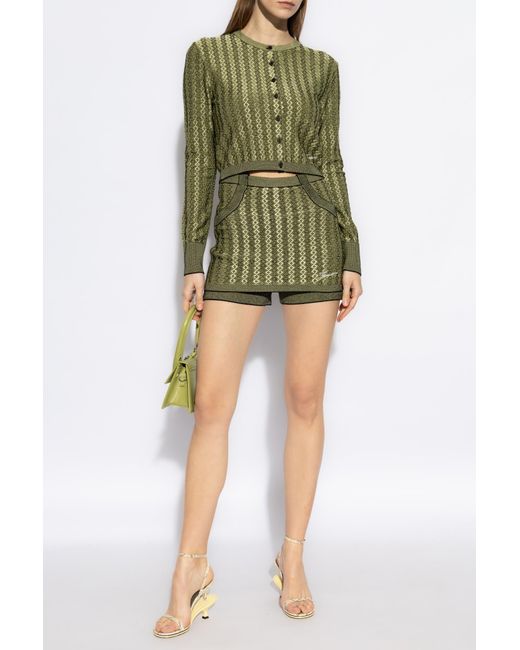 Jacquemus 'Marino' Cardigan in Green | Lyst