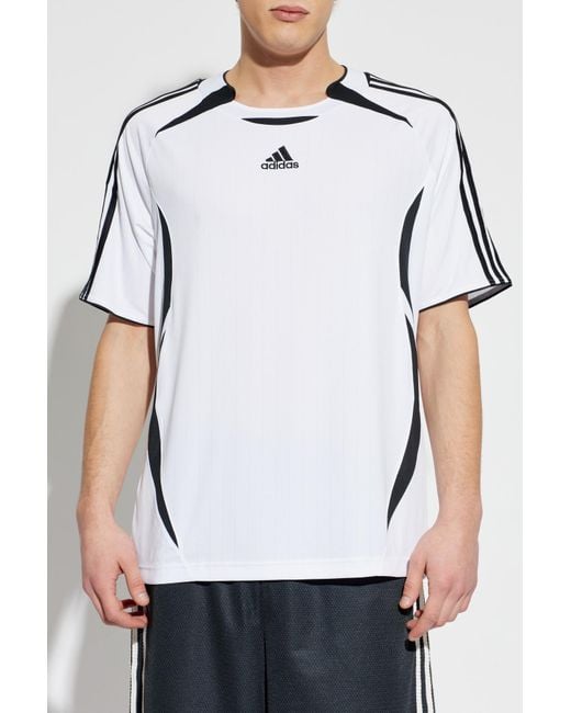 adidas Originals T-Shirt With Logo in White for Men | Lyst UK