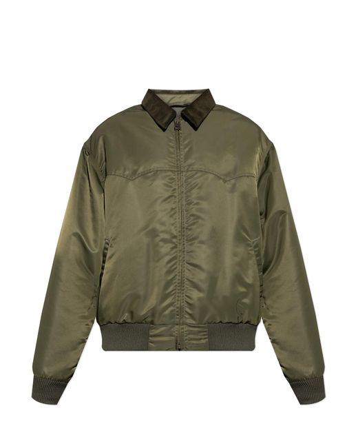 Maison Margiela Bomber Jacket in Green for Men | Lyst UK