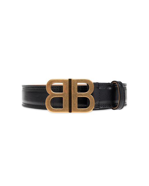 Balenciaga Leather Belt in Black | Lyst UK