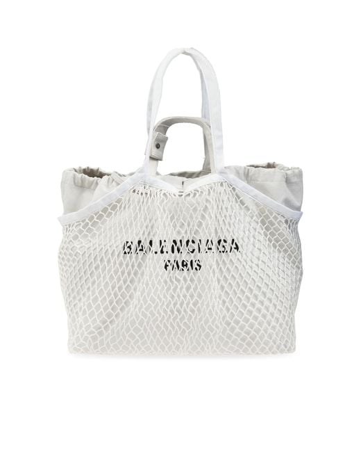 Balenciaga Bag '24/7 Tote' Type 'Shopper' in Natural | Lyst