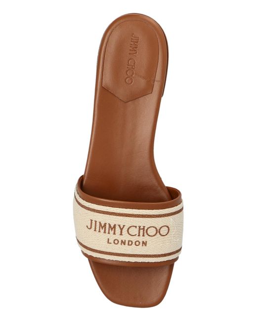 Jimmy Choo Slides 'Joa' in Pink | Lyst