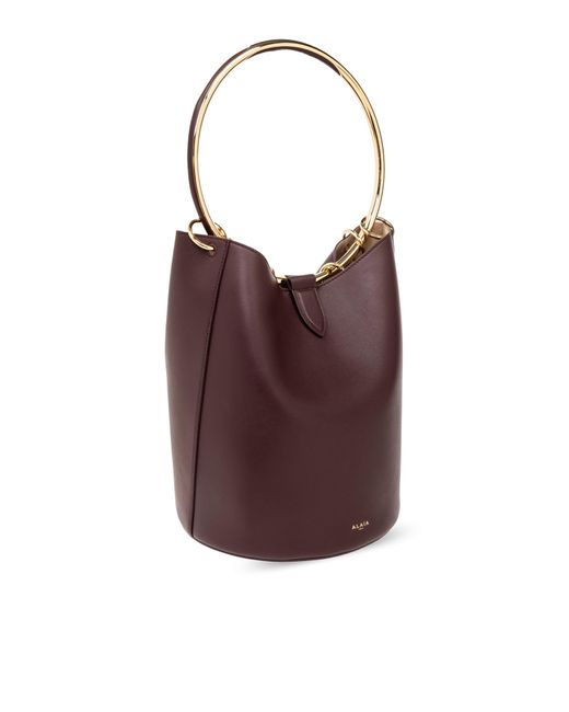 Alaïa Handbag 'Ring' in Red | Lyst