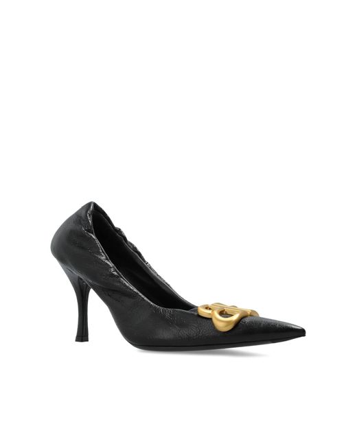 Balenciaga Heeled Shoes Monaco in Black | Lyst
