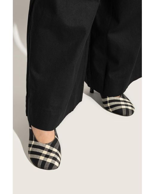 Burberry Heeled Shoes 'Baby' in Black | Lyst