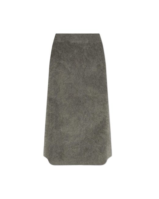Lisa Yang Cashmere Skirt Asta in Gray | Lyst