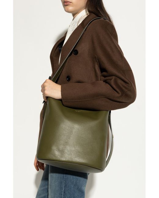 COACH Shoulder Bag 'Bleecker' in Green | Lyst