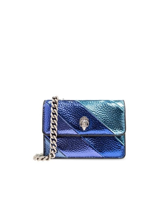 Kurt Geiger 'kensington Micro' Shoulder Bag, in Blue | Lyst