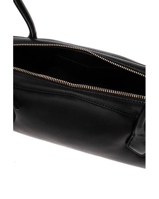 Alaïa Leather Shoulder Bag "le Teckel Medium", in Natural | Lyst UK