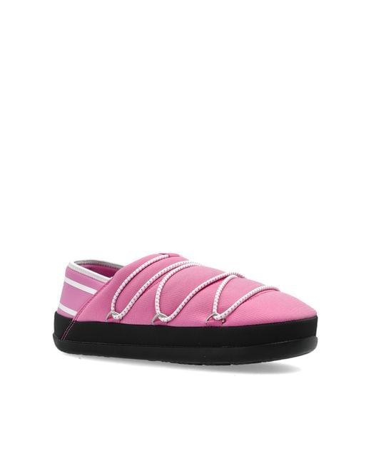 Moon Boot 'Mb Icon Slipper' Shoes in Pink | Lyst UK