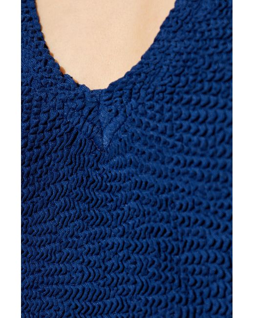 Hunza G One-Piece Swimsuit 'Sadie' in Blue | Lyst Hunza G One-Piece Swimsuit 'Sadie' in Blue | Lyst