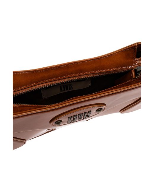 KNWLS 'Razr' Shoulder Bag in Brown | Lyst UK