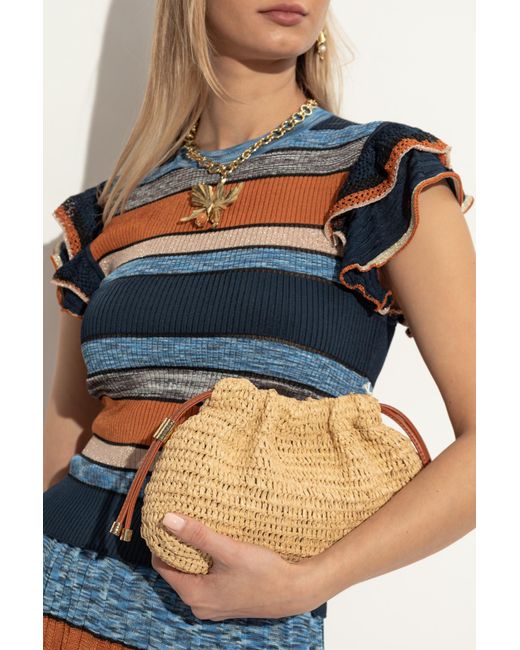 Ulla Johnson Handbag Lali Mini in Blue | Lyst