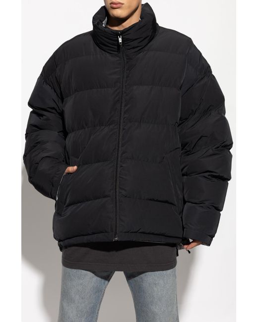 Balenciaga Reversible Padded Nylon Puffer Jacket in Black for Men | Lyst