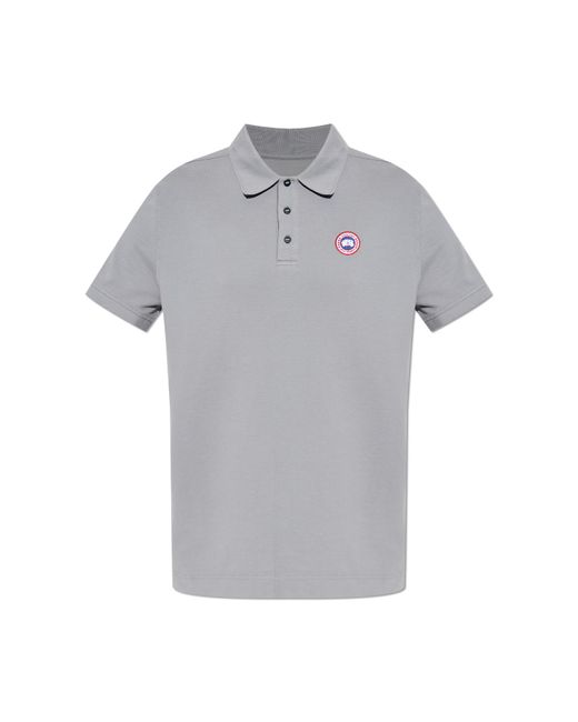 Canada Goose Polo 'Beckley' in Grey for Men | Lyst UK