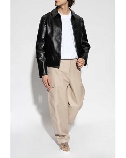 Givenchy Cattle Leather Jacket in Black for Men | Lyst UK