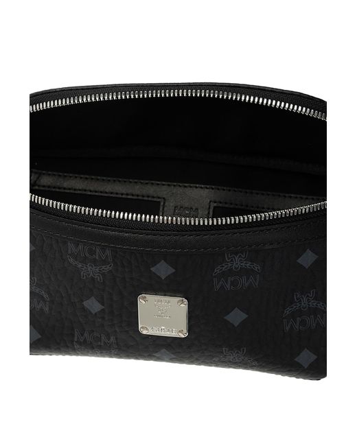 MCM Logo Belt Bag in Blue | Lyst