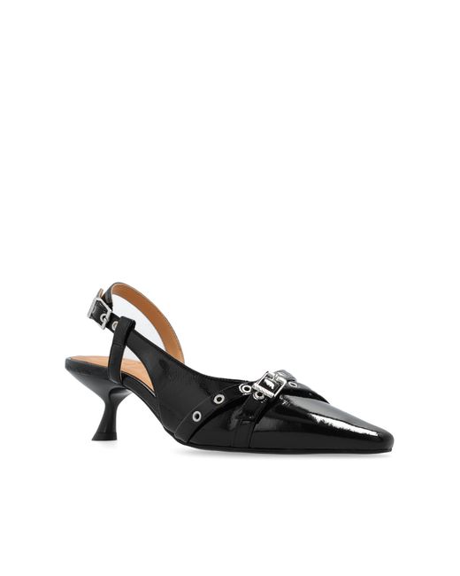 Ganni Heeled Shoes in Black | Lyst