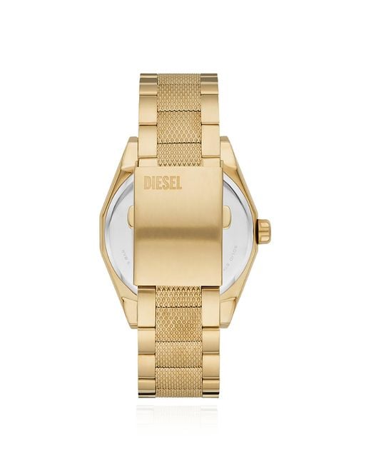 DIESEL Steel Watch "scraper", in Metallic for Men | Lyst UK