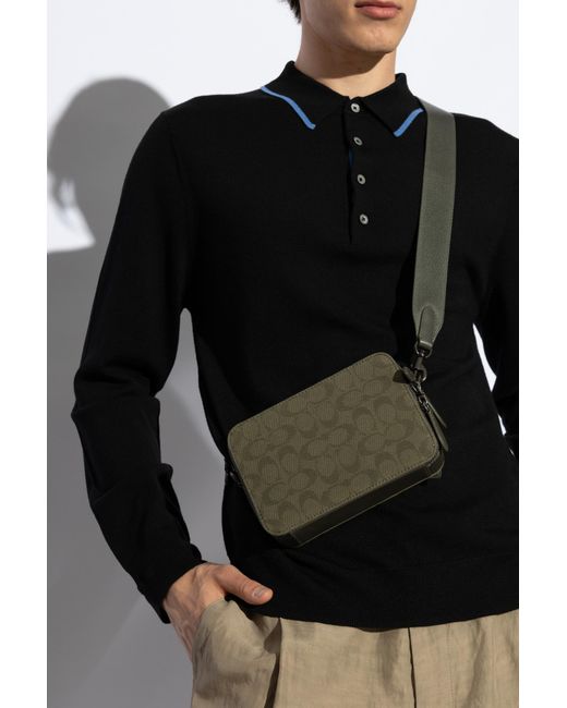 COACH Shoulder Bag in Black for Men | Lyst