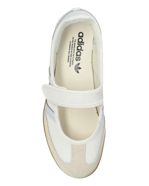 adidas Originals Ballet Flats 'Samba Jane' in White | Lyst UK