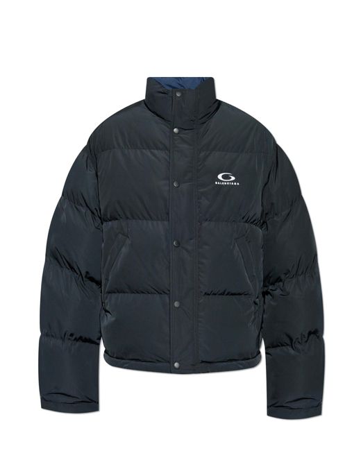 Balenciaga Reversible Padded Jacket in Blue | Lyst