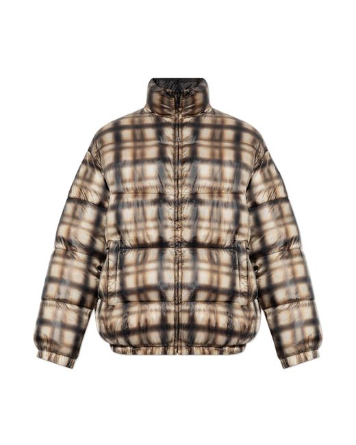 DIESEL Double-Sided Insulated Jacket 'W-Bourbon-Enbm' in Brown for Men ...